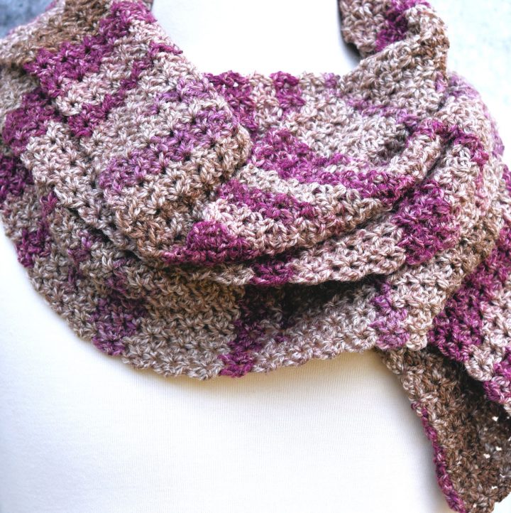 Beginner Crochet Scarf | Knit Look - Make It Crochet