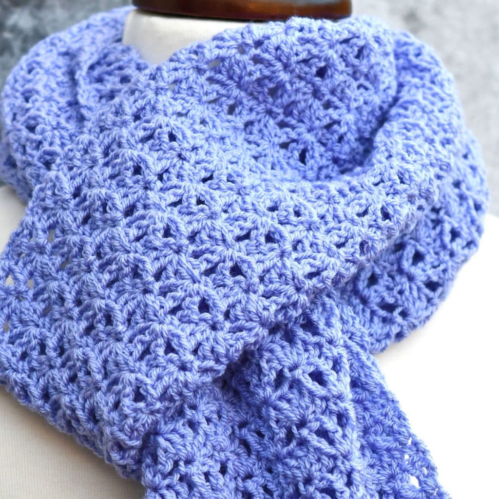 Lightweight Crochet Scarf | Boxed Bobbles - Make It Crochet