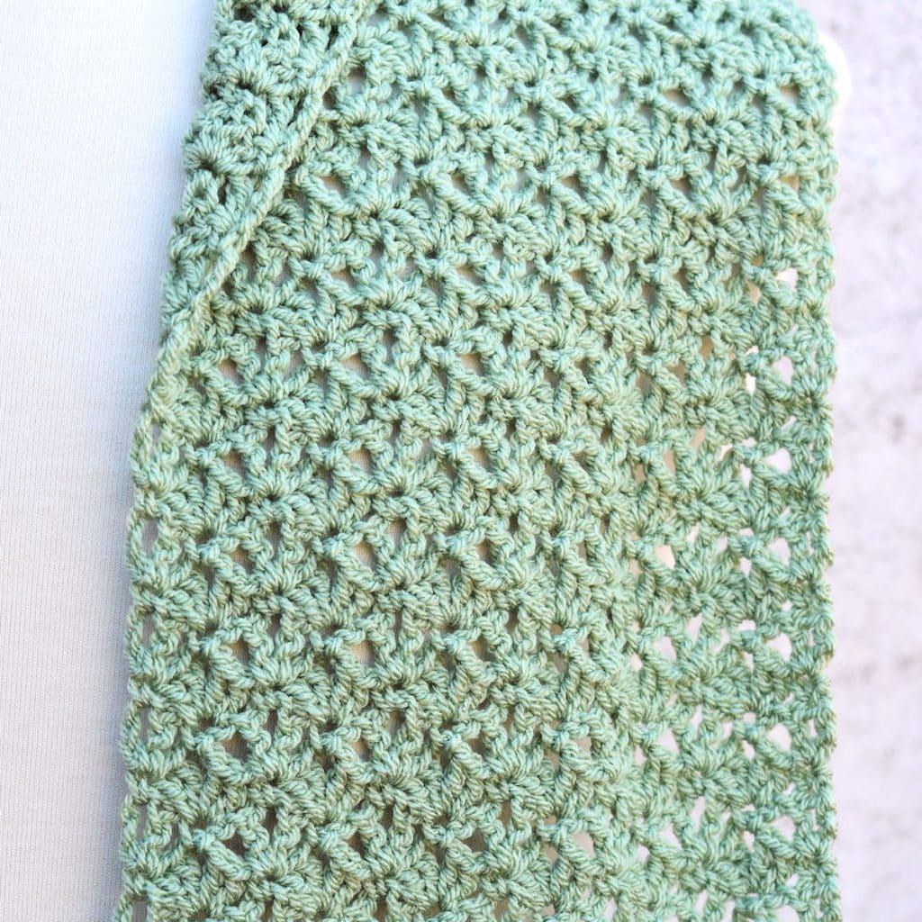 Easy Crochet Lace Scarf for Beginners Free Crochet Pattern - Make It ...