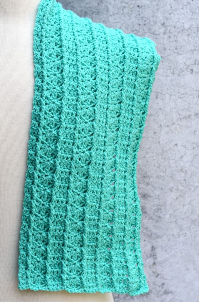 Crochet Shell Scarf Pattern Free Crochet Pattern - Make It Crochet