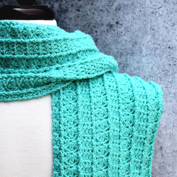 Crochet Shell Scarf Pattern Free Crochet Pattern - Make It Crochet