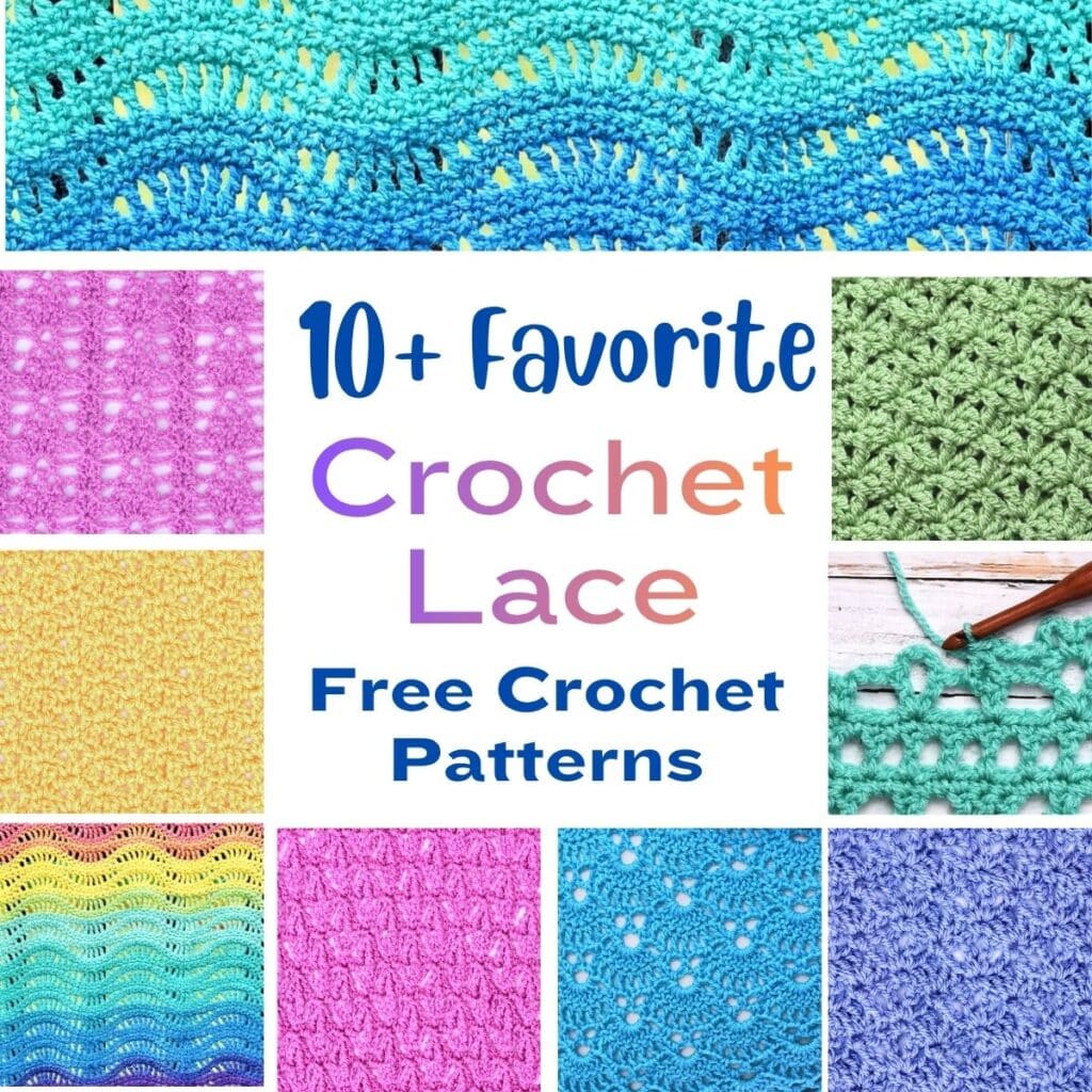 10+ Crochet Lace Stitch Patterns Free Favorites - Make It Crochet