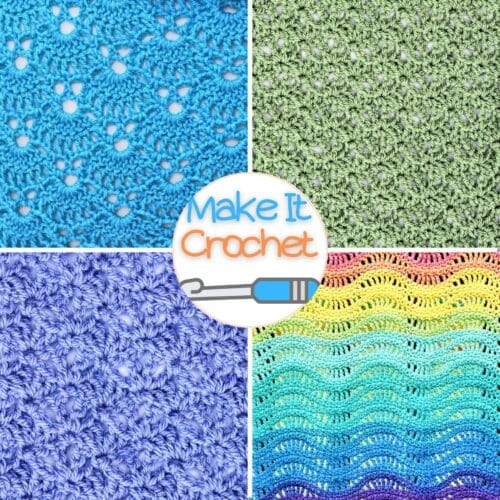10+ Crochet Lace Stitch Patterns Free Favorites - Make It Crochet