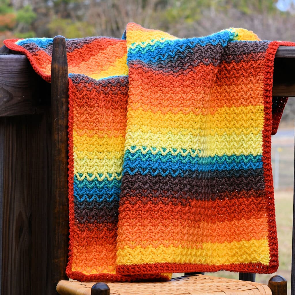 Thunderbird Mandala Blanket Free Crochet Pattern - Make It Crochet