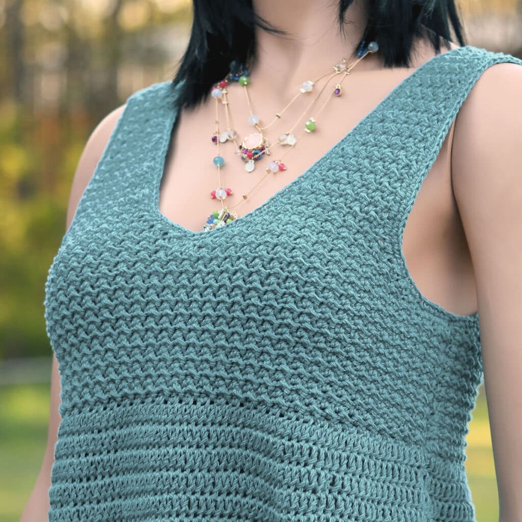 Crunch Tank Top Free Crochet Pattern - Make It Crochet