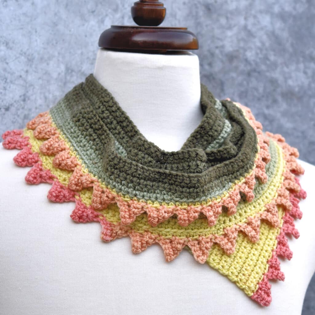 Dragon Tail Skinny Scarf Free Crochet Pattern - Make It Crochet