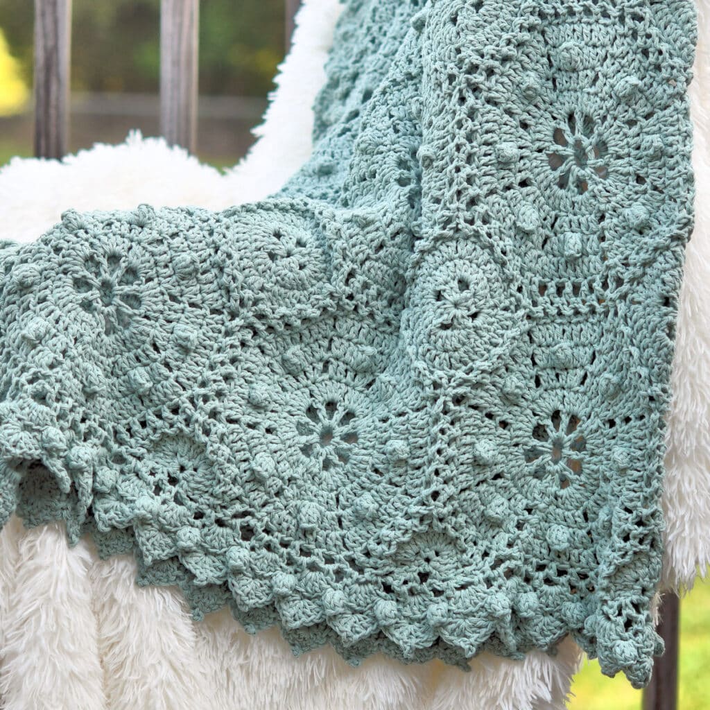 Octagon Lace Throw Free Crochet Pattern - Make It Crochet